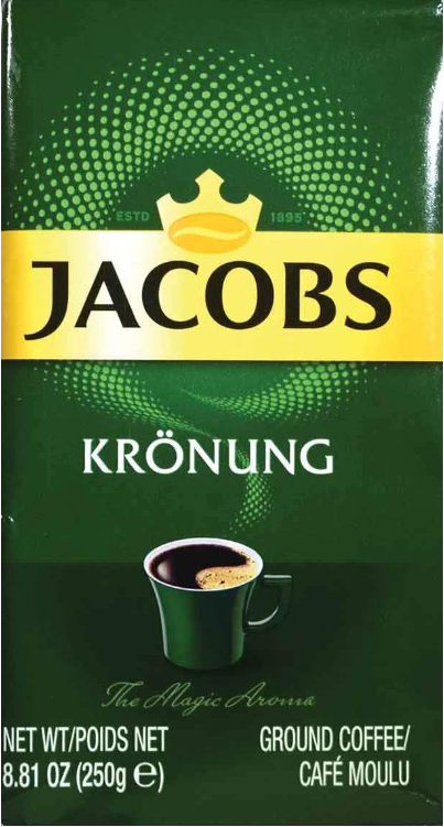 Jacobs Kronung Ground Filter Coffee 250g – International Loft