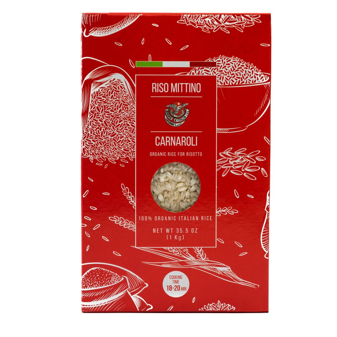Riso Mittino Organic Carnaroli Rice For Risotto, imported ...
